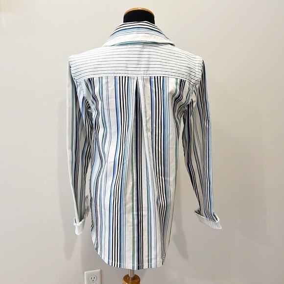 Anthropologie | Jackets & Coats | Nwt Anthropologie Maeve Striped Shirt ...